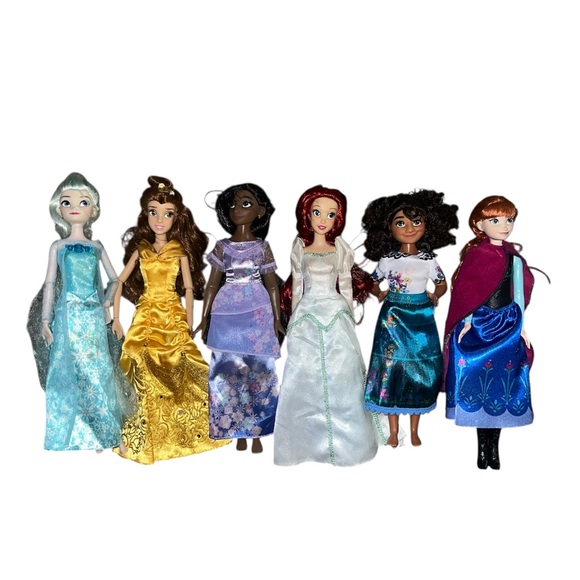Disney | Toys | Disney Blue And Yellow Princess Doll Set | Poshmark